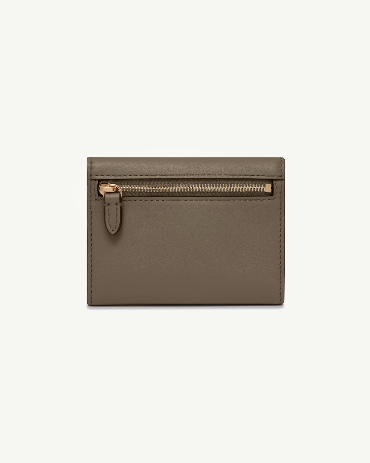 Strathberry - Multrees Trifold Wallet - Grey / Taupe